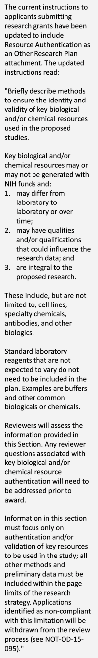 NIH Policy: Rigor and Transparency - Module 1